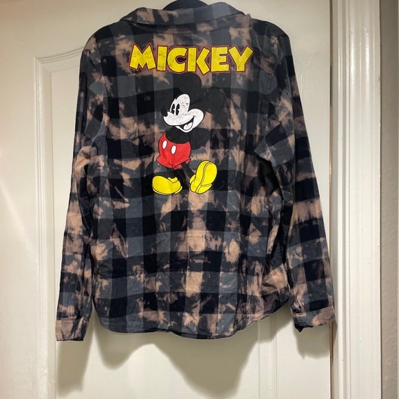 Disney | Jackets & Coats | Disney Mickey Mouse Flannel | Poshmark